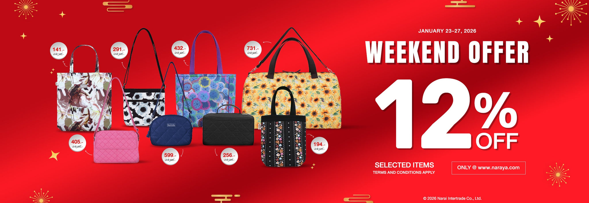 Special Weekend Offer 12% Off