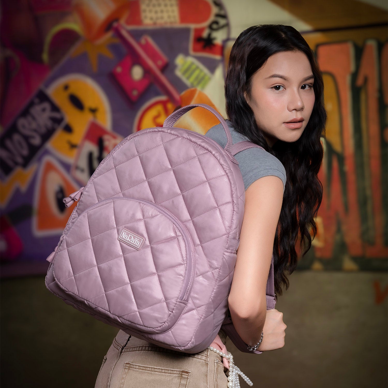 NaRaYa Bubble Up Slim Backpack